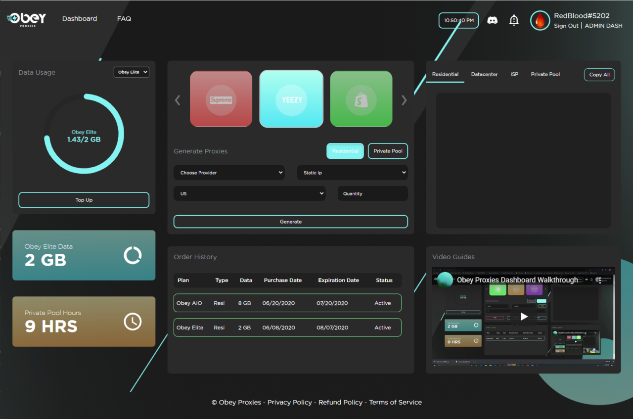 ProxyDashboards.com | Become a Proxy Reseller Today!