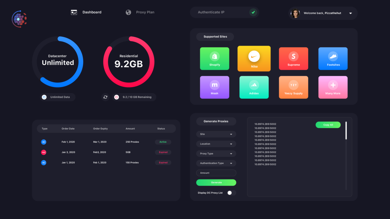 ProxyDashboards.com | Become a Proxy Reseller Today!