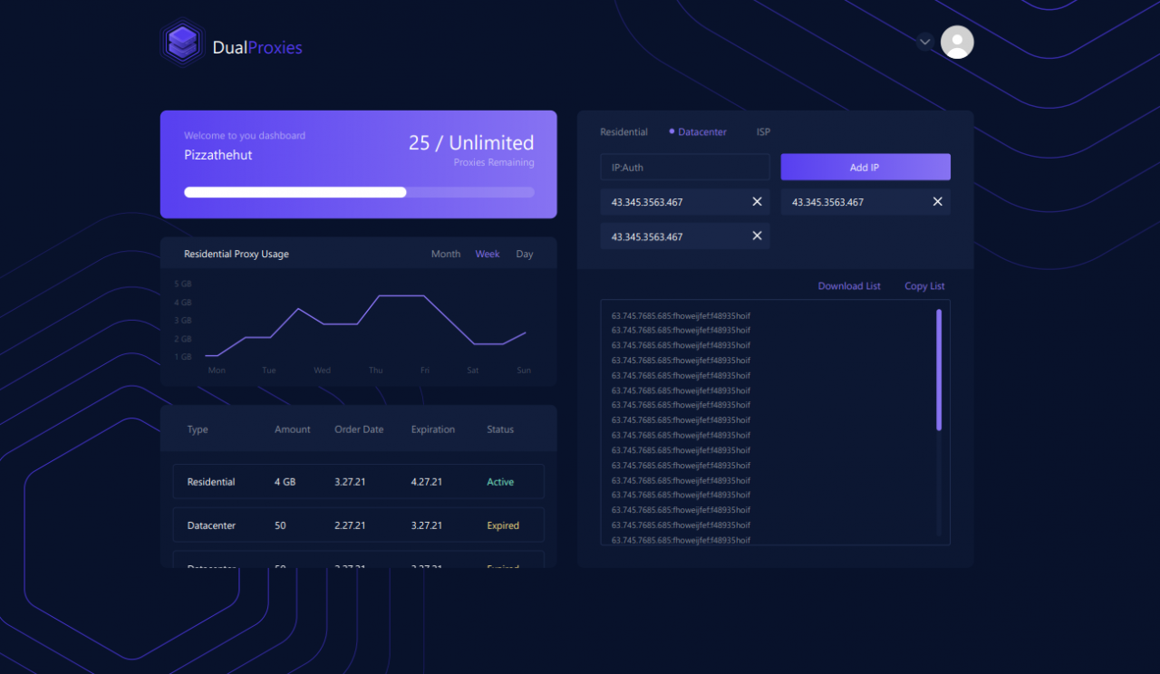 ProxyDashboards.com | Become a Proxy Reseller Today!